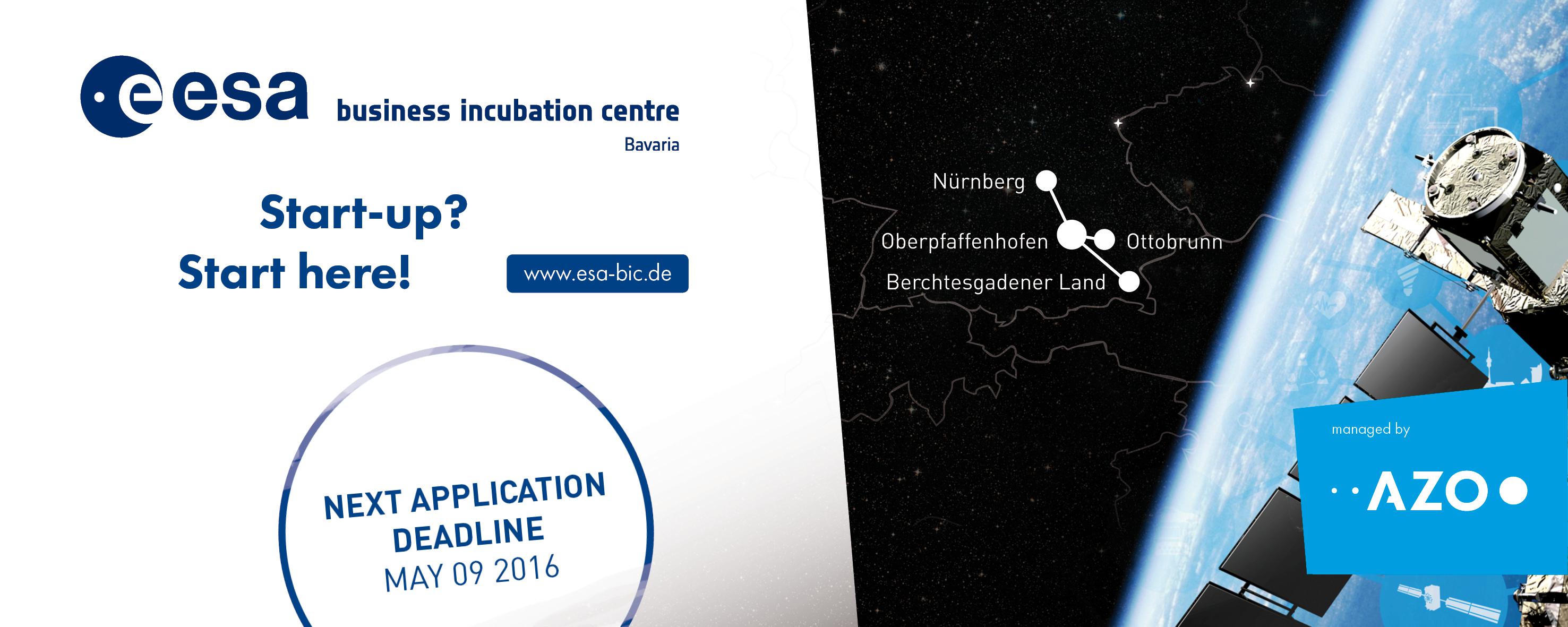 ESA Business Incubation Centre Bavaria - Start-up? Start here!